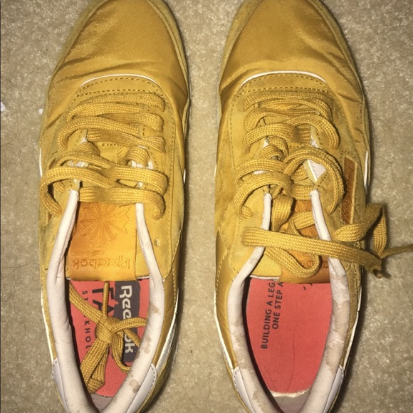 Reebok | Shoes | Reebok Classics Mustard Size 7 | Poshmark